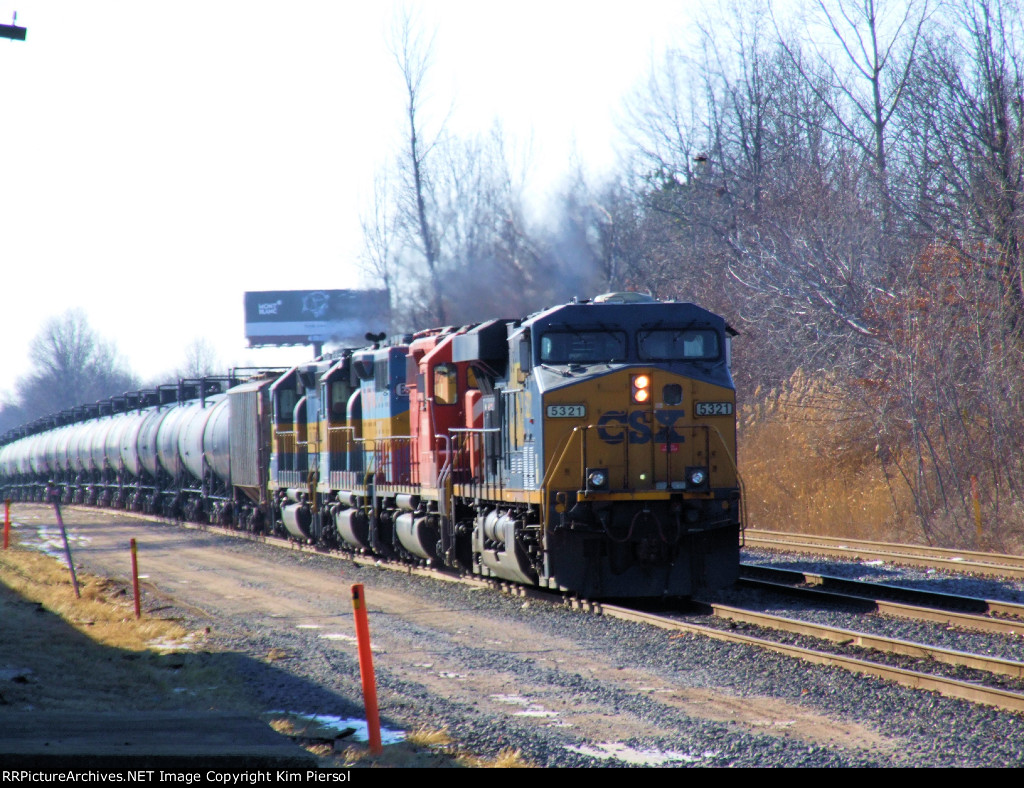 CSX 5321 CP 6007 DME 6364 ICE 6456 Ethanol Empties
